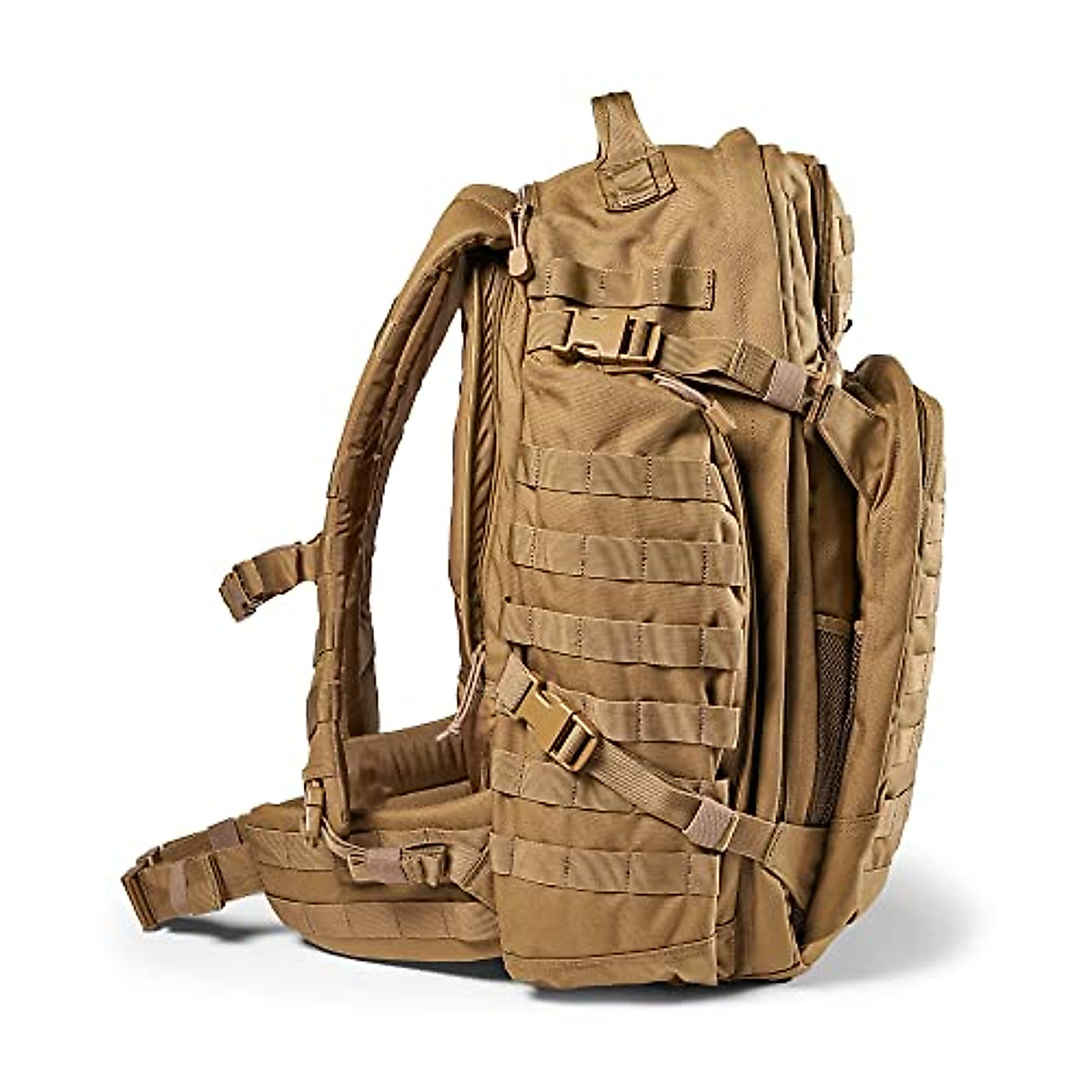 5.11 Tactical Backpack – Rush 72 2.0 – Military Molle Pack, CCW and Laptop Compartment, 55 Liter, Large, Style 56565, Kangaroo