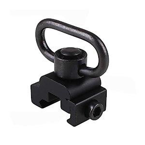 Xage QD Sling Swivel Mount - with Base Rail Mounted Push Button (Sling Attachment for Picatinny/Weaver)
