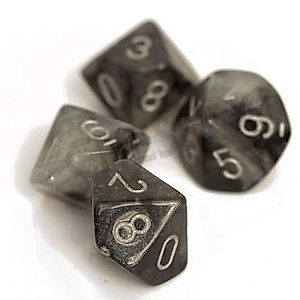 Chessex Borealis Light Smoke Luminary 10 x D10 Set [CHX27378]