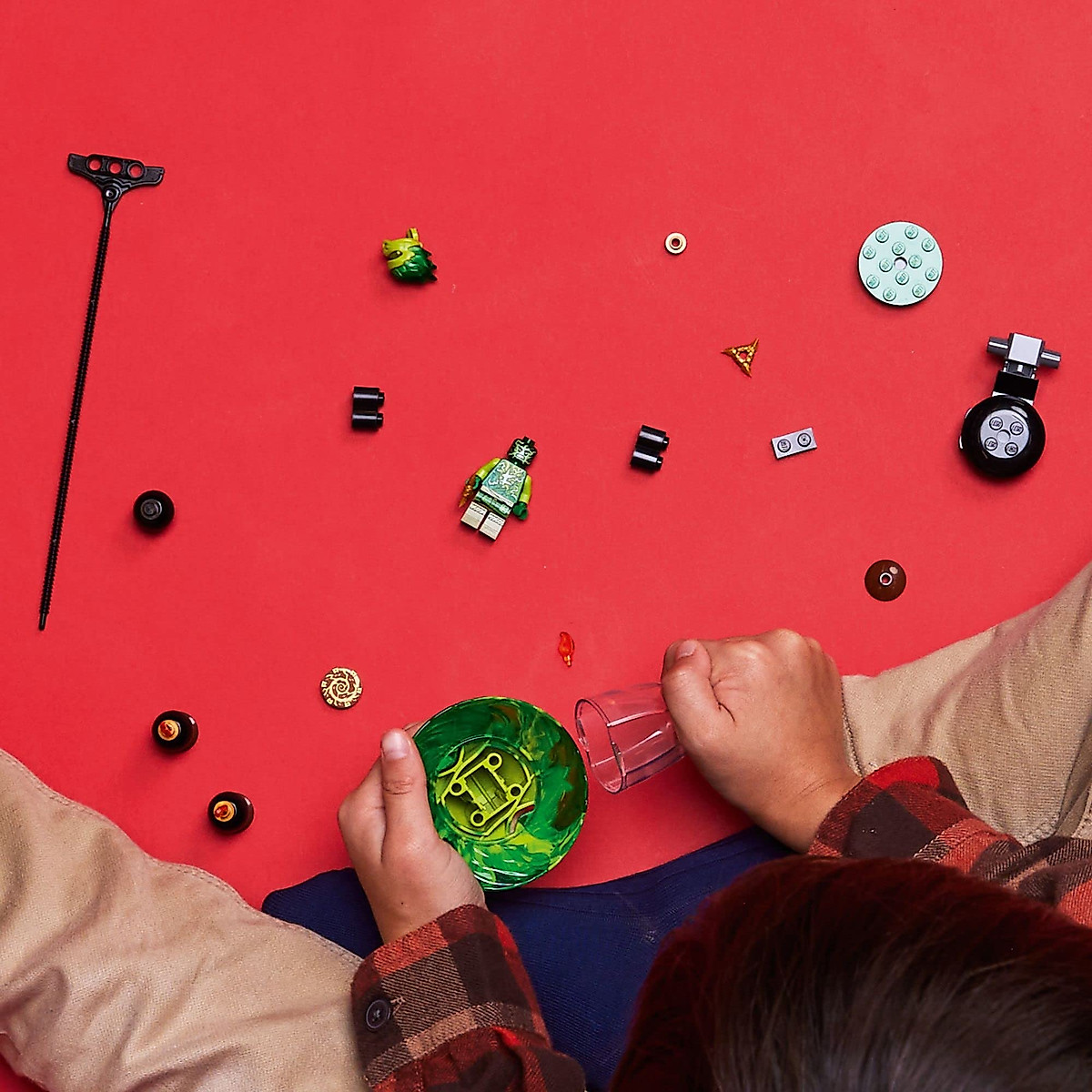 LEGO NINJAGO Lloyd’s Spinjitzu Ninja Training 70689 Spinning Toy Building Kit with NINJAGO Lloyd; Toy for Kids Aged 6+ (32 Pieces)