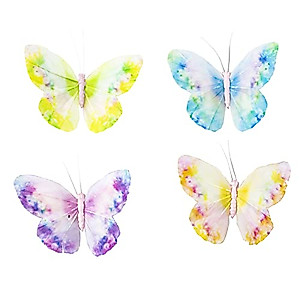 'Wonderland Series' Spring Fairy Tale Butterfly ; Home and Garden Decoration;12pieces with Clips