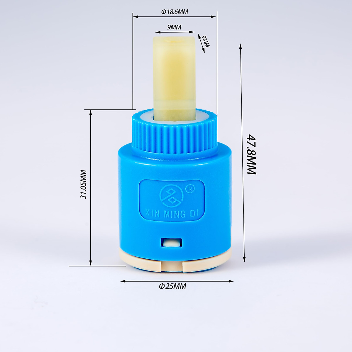 MING DI 25mm Short Leg Faucet Cartridge, Single Handle Faucet Valve for Kohler Kitchen Faucet