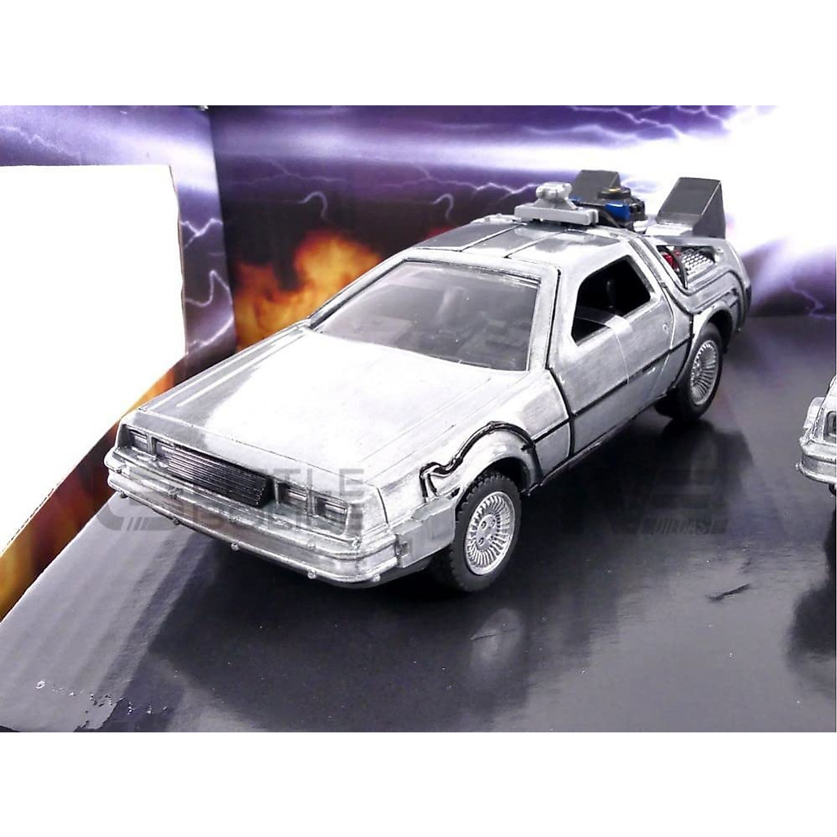 Back to The Future 1:32 Time Machine 3-Pack Die-Cast Cars, Toys for Kids and Adults