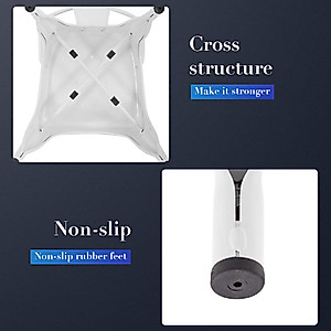 FDW Metal Chair Dining Chairs Set of 4 Patio Chair 18 Inches Seat Height Dining Room Kitchen Chair Tolix Restaurant Chairs Trattoria Bar Stackable Chairs Metal Indoor Outdoor Chair,Cream