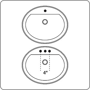 KOHLER Devonshire K-193-4-BN Single Handle Single Hole or Centerset Bathroom Faucet with Metal Drain Assembly in Brushed Nickel