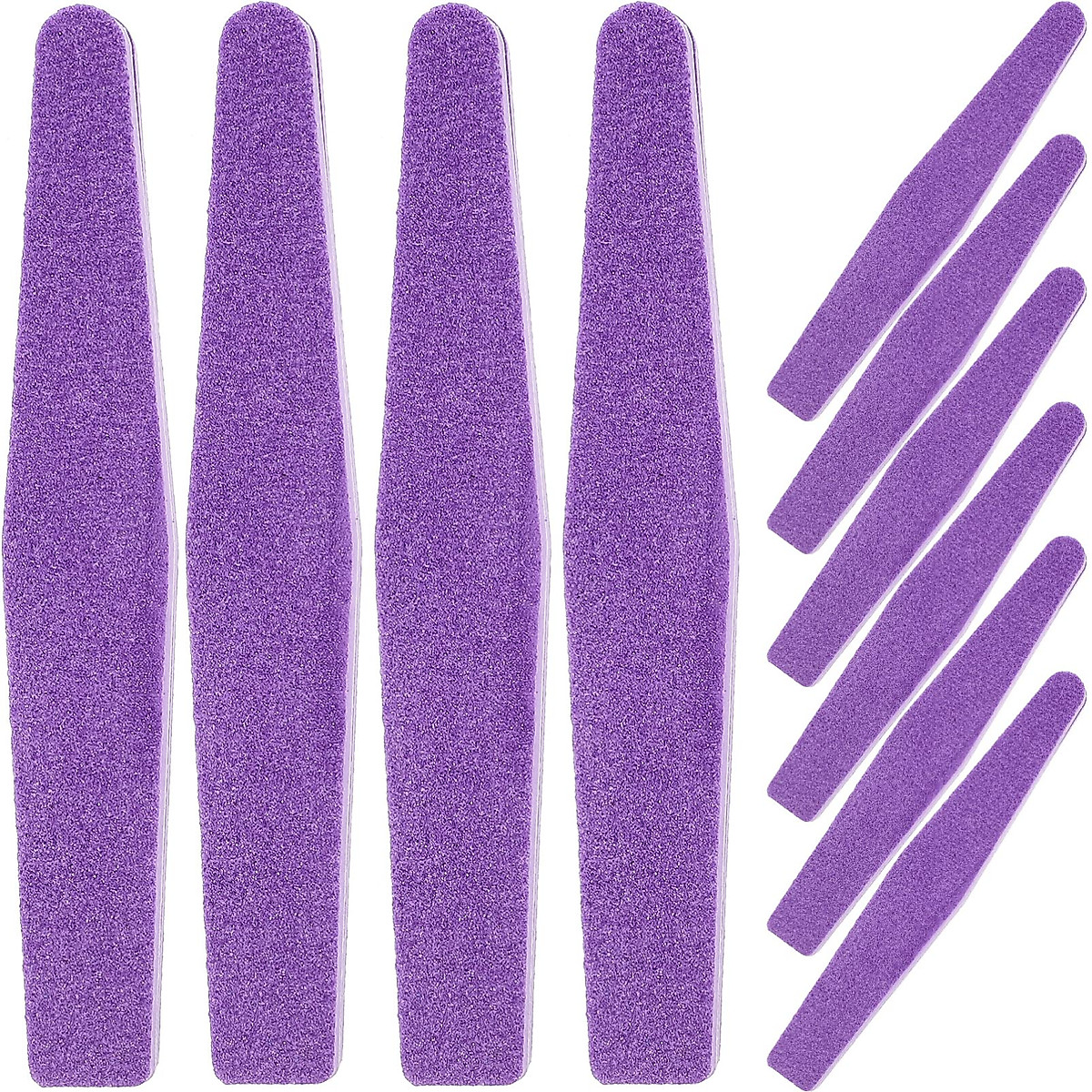 COHEALI 10pcs Nail Polish Pedicure Nail Files Nail Supplies Nail Tools Nail Care Nail Trimming File Finger Nail Files for Men Purple High Elastic Sponge Foot Man Polishing File