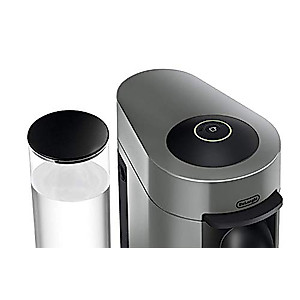 Nespresso VertuoPlus Coffee and Espresso Machine by De'Longhi with Milk Frother, Grey, 5.6 x 16.2 x 12.8 inches