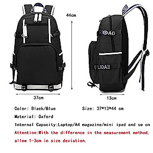 Resident Evil Kids School Laptop Backpack Umbrella Corporation Cartoon Game Book bag Daypack 17.7 Inch