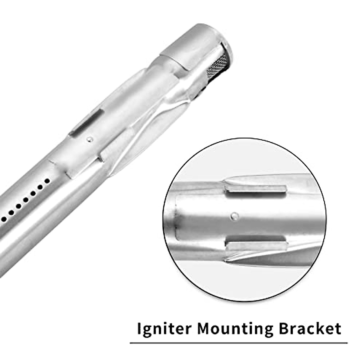 SHINESTAR Grill Burner Replacement for Weber Spirit & Spirit II 200 Series, Spirit E/S-210 (Front-Mounted Control), Durable Stainless Steel, 18-Inch Long, Part # 69785