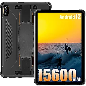 HOTWAV R515600mAh Outdoor Tablet PC, Octa-Core 4GB+64GB, SD Up to 1TB, 4G Dual SIM 5G WiFi, IP68/IP69K Waterproof Tablet, GPS, OTG,BT5.0