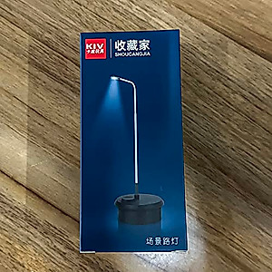 kivcmds Miniature Street Light Model,Diecast Scale Car Display Case Garage Scene Road Landscape Light(Street Light Accessories of Simulation Parking lot)