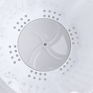 Portable Washing Machine for Apartment, Manual Hand Clothes Washer, Mini Portable Manual Operation Washing Machine, Underwear Laundry Washer for Home Dormitory, Gray