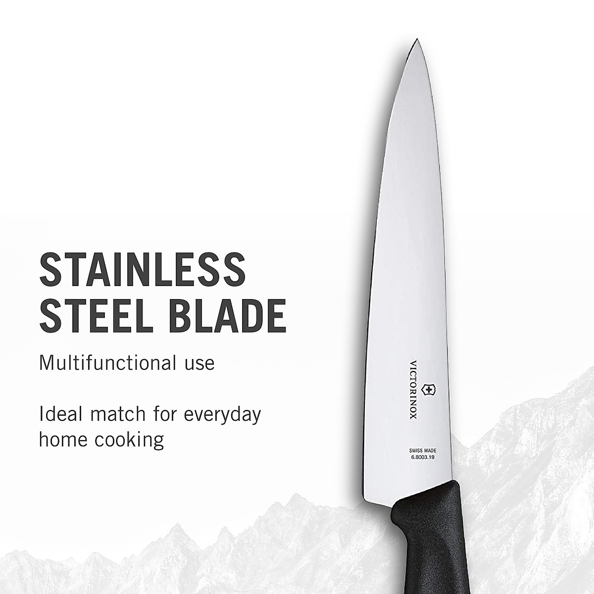 Victorinox Swiss Classic In-Drawer Knife Holder & Knife Set - Includes Knife Organizer, Bread Knife, Santoku Knife, Carving Knife, Paring Knife & Tomato & Table Knife - 6-Piece Set