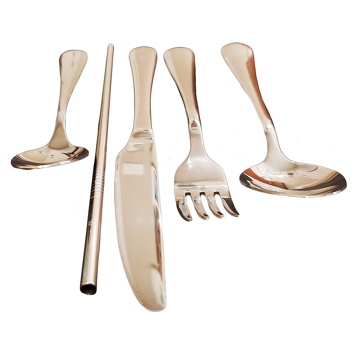 XYZ Boat Supplies - Nautical Design Flatware Cutlery Set - 24 Piece - Stainless Steel - Perfect for Boating, Sailing, Fishing, The Pool, The Beach and More