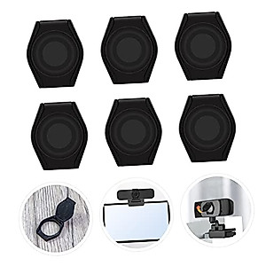 NUSITOU 6pcs Camera Cover Lap Desks Black Webcam Cover USB Camera Cover Slide Privacy Lens Cover Webcam Privacy Cover Computer Webcam USB Webcam Cover Linux Laptop Self Made Abs Sticker