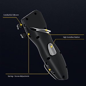 LICHIFIT Tablet Joystick Handle Mobile Game Trigger Controller L1R1 Fire Aim Button Six Finger Gamepad for PUBG Shooting Game Accessories