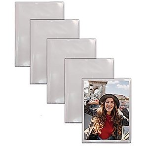 24 Photo Mini Photo Album, 4 x 6 Inch, Pack of 5, Clear View Cover, by Better Office Products, Holds 24 Photos, 5 Pack