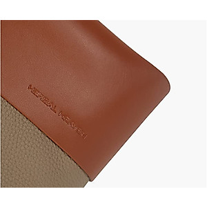 Vintage Leather Shoulder Bag Women's Crossbody Tote - Brown