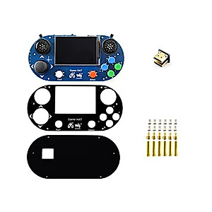 Waveshare Game HAT Compatible with Raspberry Pi 4B/A+/B+/2B/3B/3B+/Zero W/Zero WH 3.5inch IPS Screen 480×320 Resolution Onboard Speaker and Earphone Jack