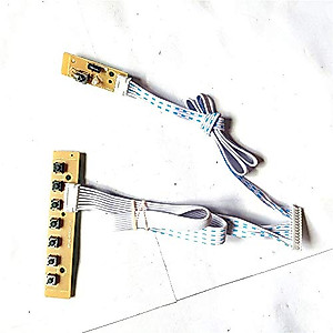 for M190EN04 V4 V5 V7 LVDS 4CCFL 30Pin T.V53 Drive Card Board LCD Panel Monitor Keyboard+Remote+Inverter HDMI VGA USB AV DIY kit (M190EN04 V7)