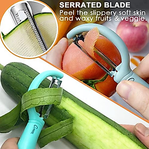 Vegetable Potato Peelers for Kitchen, Y Peeler for Apple Fruit Carrot Zucchini Cucumber Potatoes, Good Grip Veggie Peeler Makes Peeling Very Easy