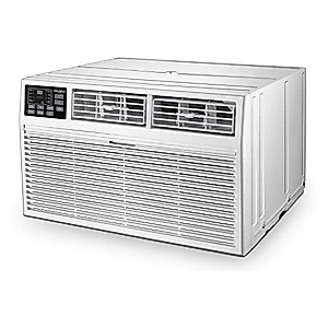 Whirlpool 14,000 BTU 230V Through-the-Wall Air Conditioner and Heater with Remote Control, Digital Display, and 24H Timer