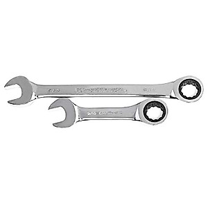 GEARWRENCH 34 Pc. Standard & Stubby Ratcheting Wrench Set, SAE & Metric - 85034