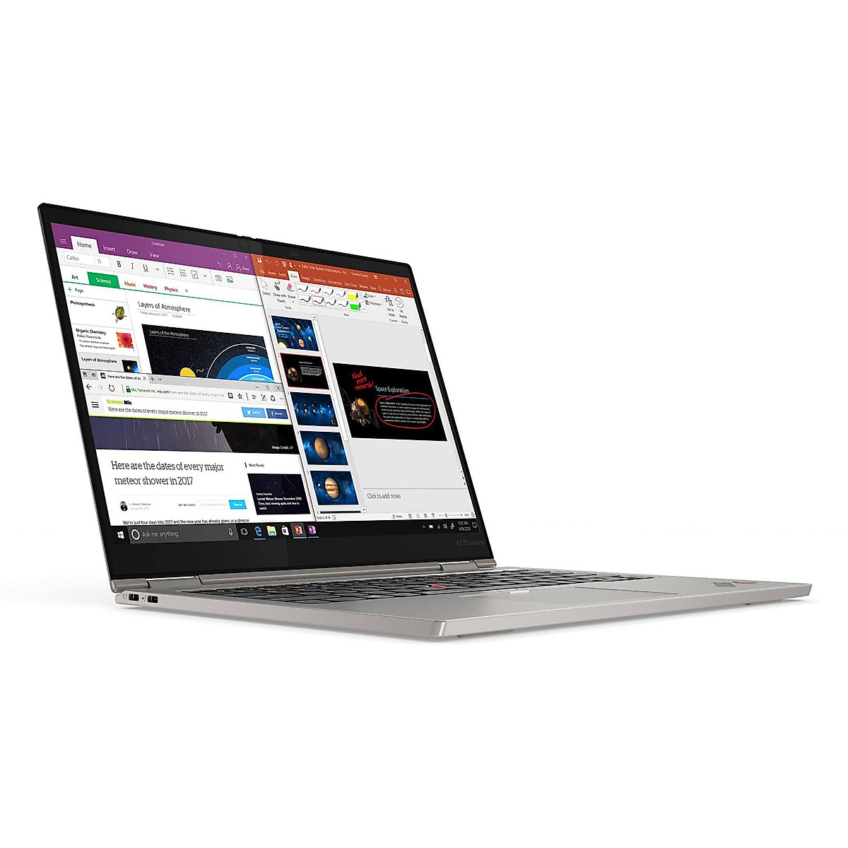 Lenovo ThinkPad X1 Titanium Yoga 13 Home & Business 2-in-1 Laptop (Intel i7-1160G7 4-Core, 16GB RAM, 1TB SSD, Intel Iris Xe, 13.5" 60Hz Touch Win 10 Pro) with MS 365 Personal, Hub