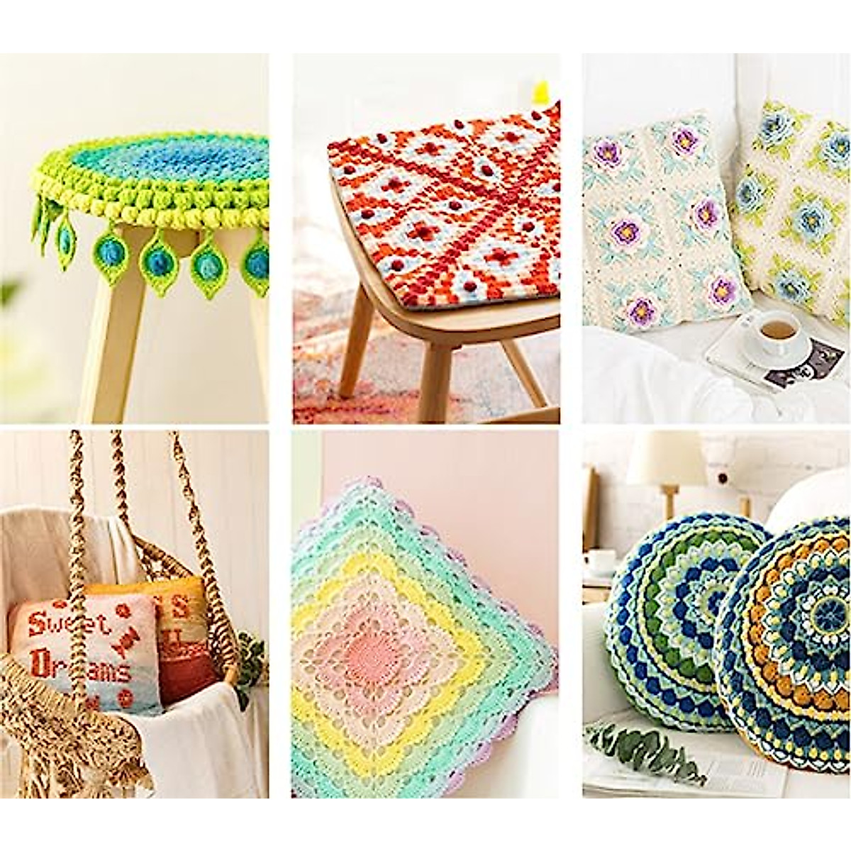 VASANA 3Roll Green Milk Knitting Cotton Yarn Smooth Soft DIY Hand Knitting Craft Crochet Thread for Shawl Sweaters Hats Scarves(98Yard/Roll）