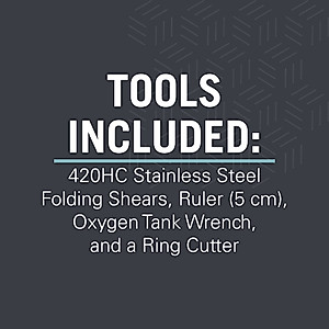 LEATHERMAN, Raptor Response Emergency Shears with Ring Cutter and Oxygen Tank Wrench, Made in the USA, Crimson