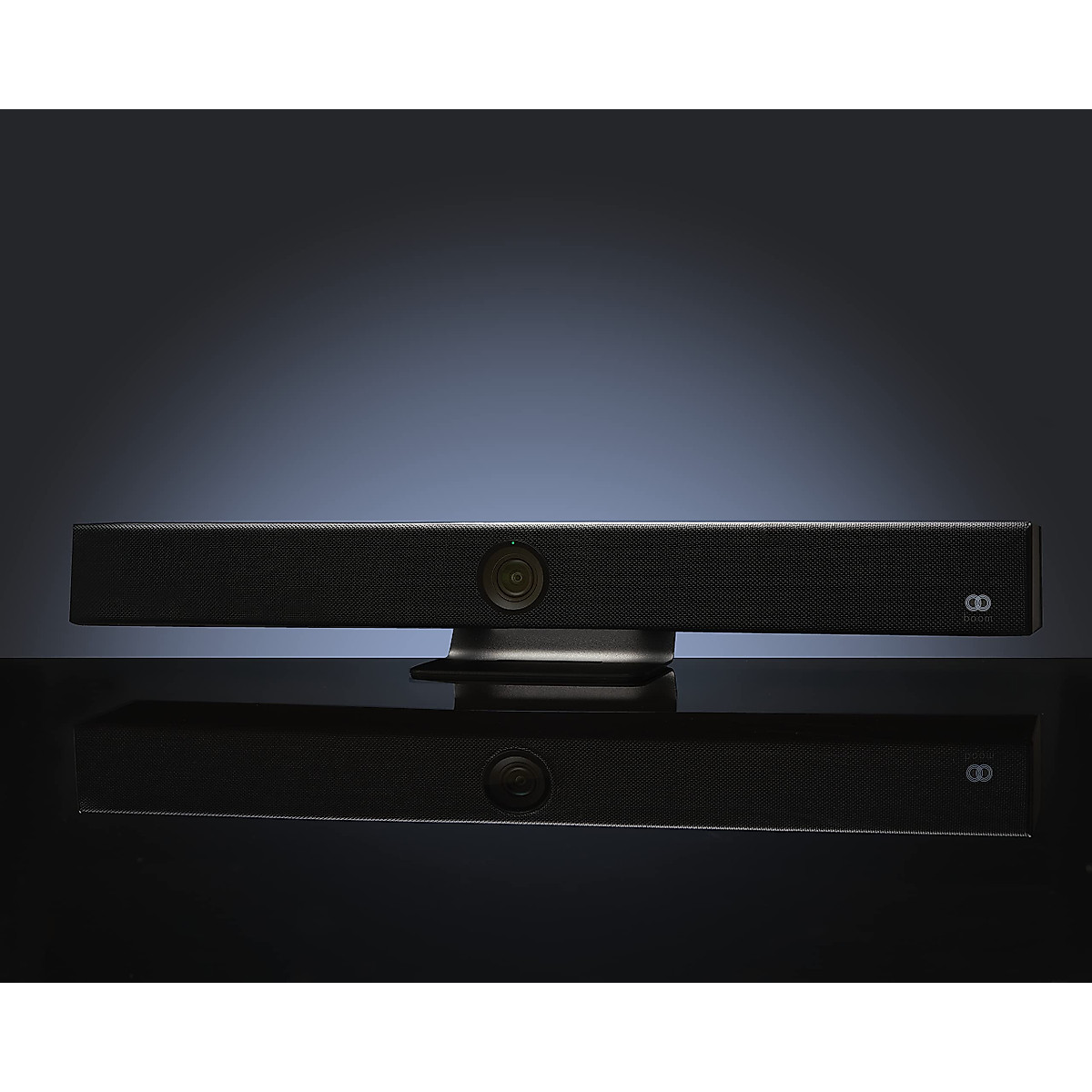 Boom AURA Ultra HD 4K camera conferencing video bar, 120 degree wide angle FOV, beam forming 6 mic array with noise canceling, 2 speakers, AI auto framing and voice speaker tracking, USB plug and play