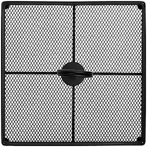 Lyellfe Set of 2 Metal Condiment Caddy, Square Table Caddy Collection with Number Card Holder, Black Tabletop Seasoning Spice Organizer for Grill Outdoors, Restaurant, Kitchen Cabinet