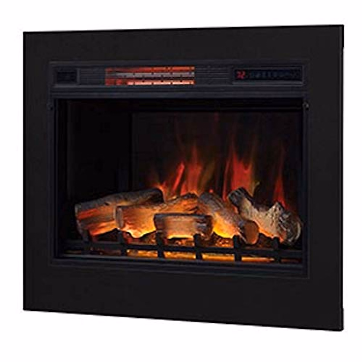 ClassicFlame 28" 3D SpectraFire Plus Infrared Electric Insert & Trim Kit - Black, 28II042FGL & BBKIT-28