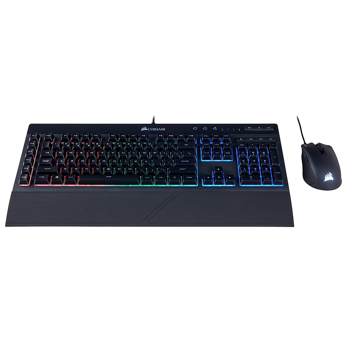 Corsair Gaming K55 + HARPOON RGB Gaming Keyboard and Mouse Combo (Renewed)