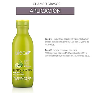 ALEA - Anti-Grease Shampoo - Greasy Hair Shampoo - 500 ml - with Lime Extract - Controls Excess Grease in Hair - Healthy Scalp - Soft Hair - Paraben-Free