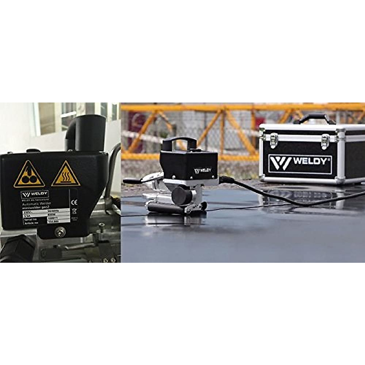 Weldy Miniwelder GEO2, Automatic Hot Wedge Welder Welding Machine, High Powerful Waterproof Membrane Hot Wedge Welder for Weld Fish Farm, Water Tanks, Gardening and Other Industries