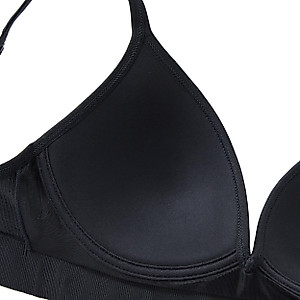 Hanes Women's Originals Contour Wireless, Seamless Rib Bralette, ComfortFlex Fit, Lively Lavender, X Large