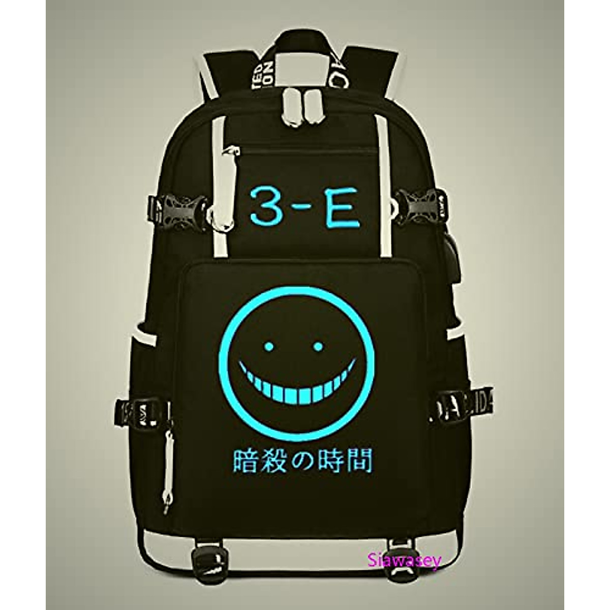 ISaikoy Anime Assassination Classroom Backpack Satchel Bookbag Daypack School Bag Shoulder Bag Style3