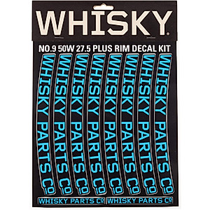 WHISKY - Rim Decal Kit for Two 50w Rims - Cyan