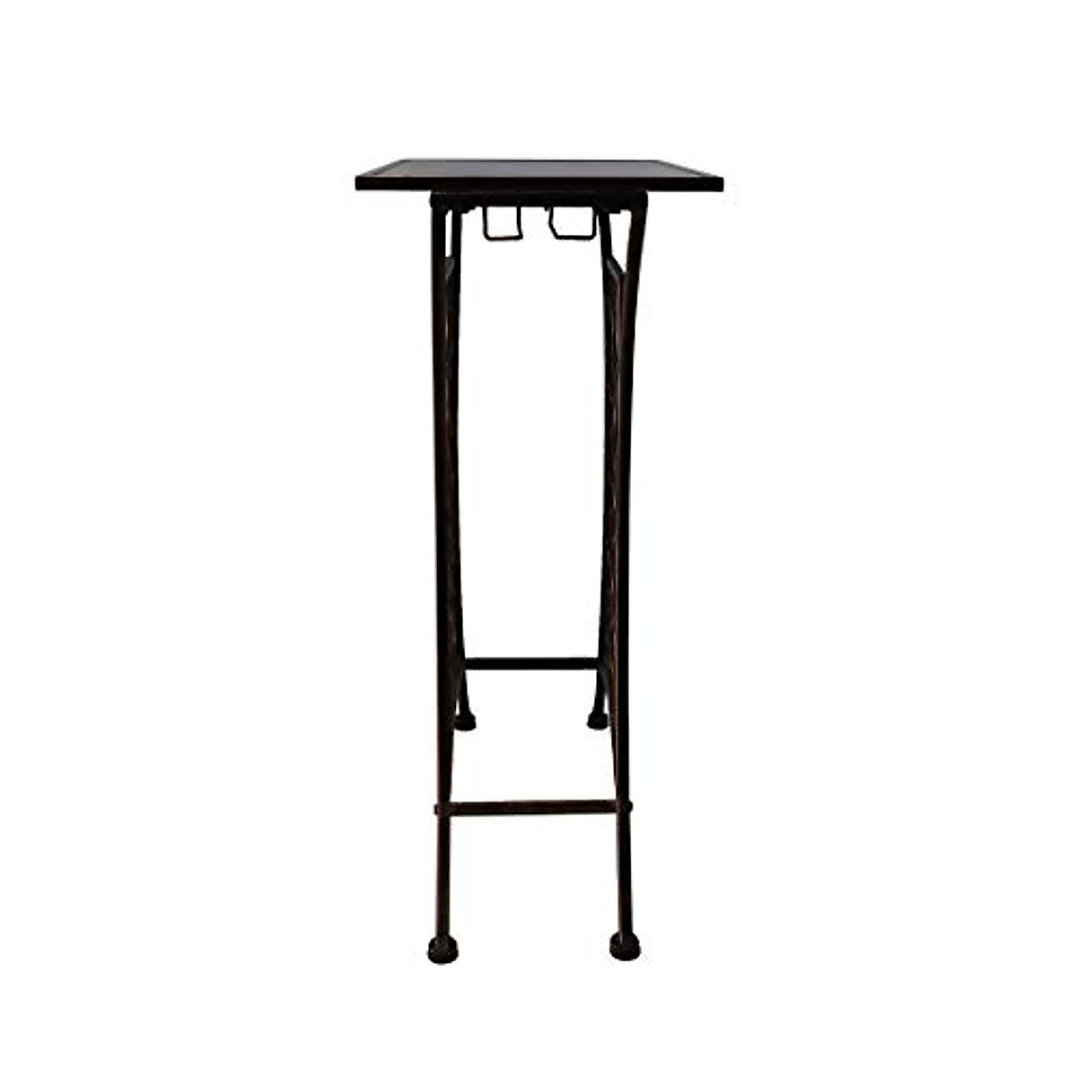 Kings Brand Furniture - Free Standing Wine Storage Organizer Rack Display Stand with Glass Holders