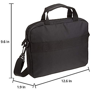 Amazon Basics 11.6-Inch Laptop and iPad Tablet Shoulder Bag Carrying Case, Black