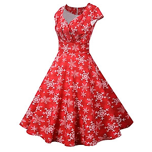XKLVMH Prom Dress Christmas Dress Christmas Dress Plus Size Elegant Christmas Party Dresses for Plus Size Women Christmas Dress Women Formal Elegant Christmas Party Dresses for Plus Size Women
