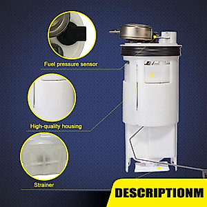 Fuel Pump fits Dodge Ram Truck 1998 1999 2000 2001 2002 3.9L 5.2L 5.9L 8.0L W/ 26 Gal. 34 Gal. Tank replaces # MU2046 E7138M FP17138M