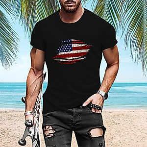 Mens Novelty Tshirts Music Men's Active Performance Soft Fit Crew Neck Soft Loose Graphic Tees Summer Tshirts A2640