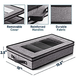 Flatware & Utensil Storage, China Storage Containers Hard Shell, Flatware Storage Case for a Set of 12, Padded Dinnerware Storage Containers with Dividers, Handles & Zippers for Storage & Transport