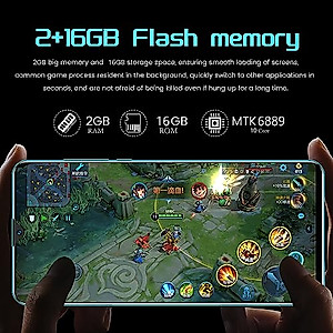 4G Smartphone Unlocked, Note 11 PRO+ 7.5 in, High Definition Screen, 2GB/16GB Cell Phones Unlocked New, Android 10 6800mAh Dual SIM Dual Standby Gaming Smartphone, Senior Cell Phone-(Midnight Color)