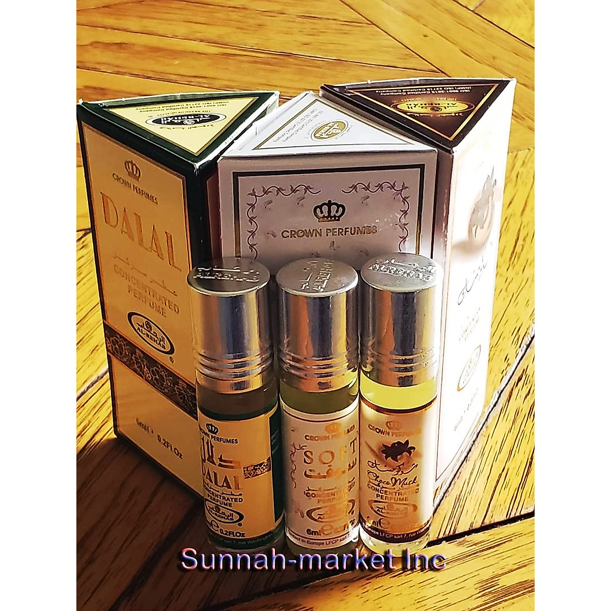 Al-Rehab Perfume Oils - Special 3-pack - Choco Musk - Soft - Dalal