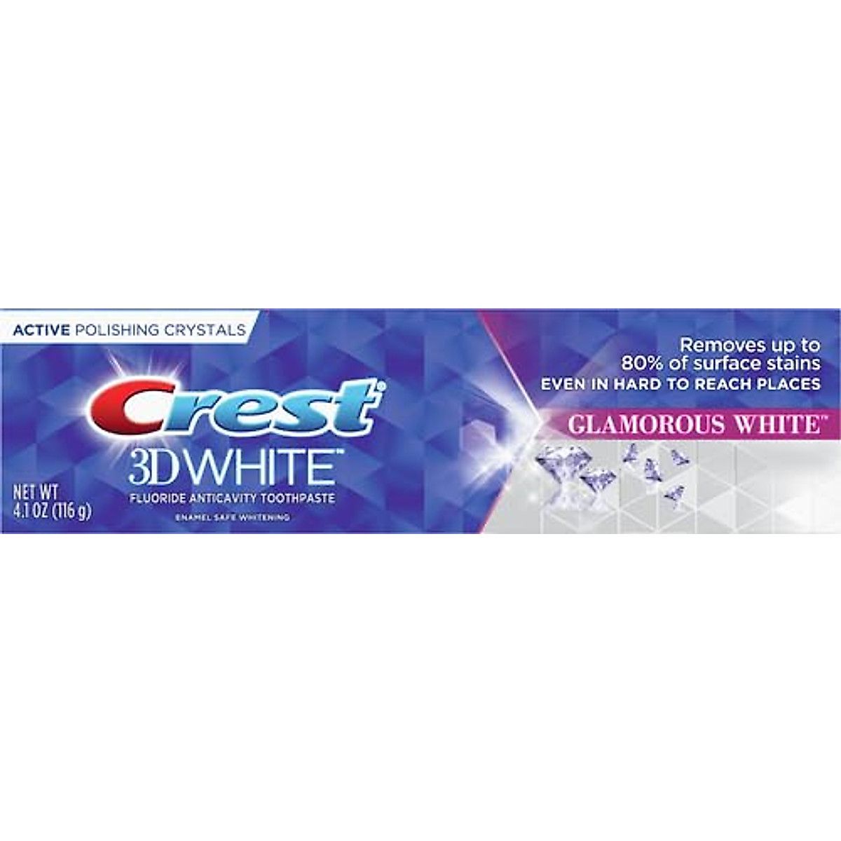 Crest 3D White, Whitening Toothpaste Glamorous White, 4.1 oz