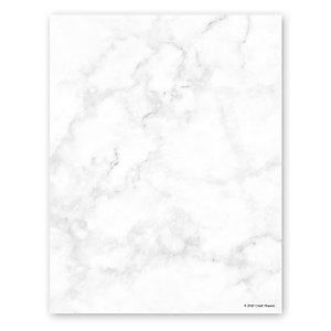 Marble Letterhead / 50 Sheets / 8.5" x 11" Trendy Marble Decorative Event Wedding Paper/All Occasion Decorative Stationery