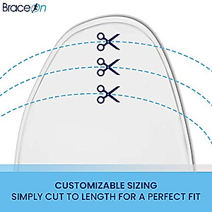 BraceOn AFO Foot Drop Brace - Swedish Drop Foot Stabilizer for Walking and Exercise, Foot and Ankle Support, Men, Left